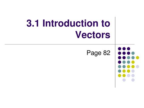 Ppt Introduction To Vectors Powerpoint Presentation Free