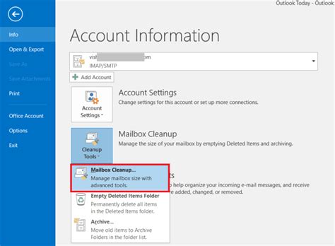 How To Clean Up Outlook Mailbox A Complete Guide