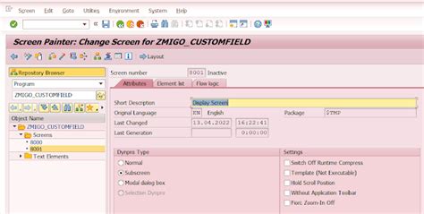 All About Programming Sap Abap Add Custom Screen In Migo Header