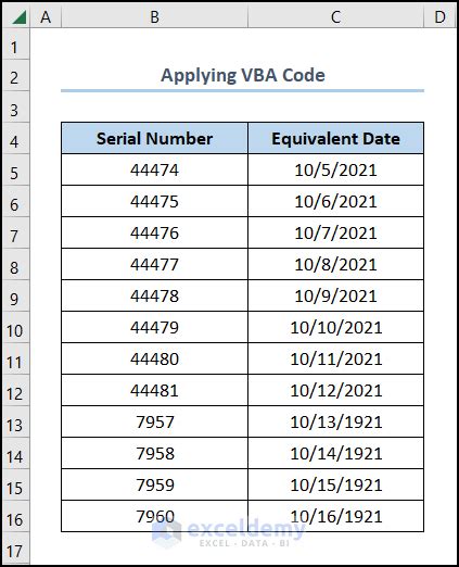 how to convert serial number to date in excel 7 simple ways