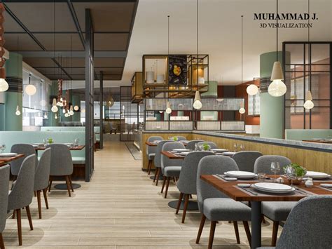 A Best Restaurantcafe Interior Design And Visualization Upwork