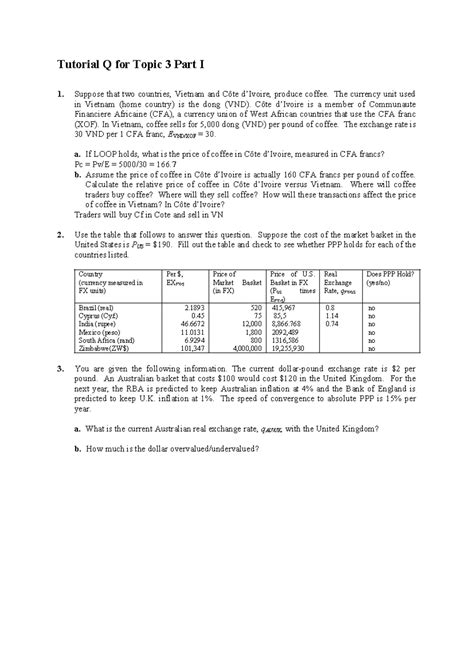 Week 04 Tutorial Topic 03 Part 1 Q Tutorial Q For Topic 3 Part I 1