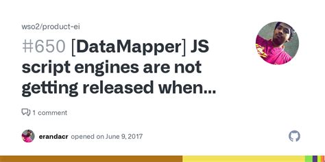 DataMapper JS Script Engines Are Not Getting Released When Exceptions