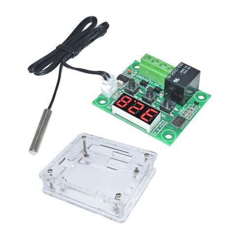 Termostato Digital Programable C Carcasa Iot W Modulo Relay C