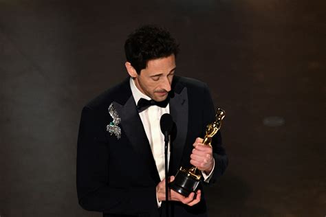 Adrien Brody Gives Powerful Oscar Speech After Best Actor Win Middle