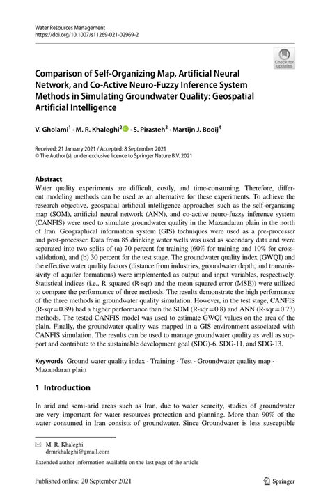 pdf comparison of self organizing map artificial neural network and