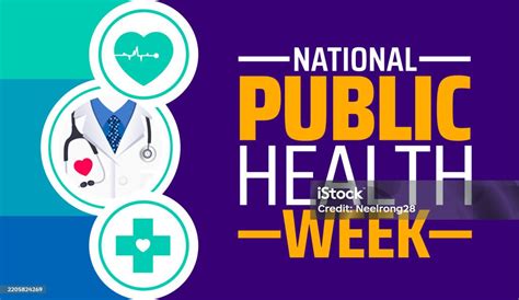 전국 공중 보건 주간 배경 배너 또는 포스터 디자인 템플릿 매년 4 월에 관찰됩니다 휴일 개념입니다 모든 템플릿 카드 포스터 플래카드 템플릿에 사용할 수 있습니다 2025