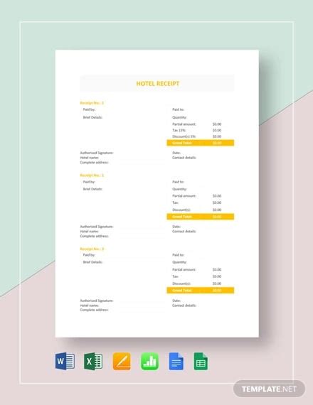 Days Inn Hotel Receipt Template Prntbl Concejomunicipaldechinu Gov Co