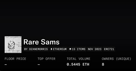Rare Sams Collection Opensea