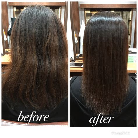 全体のクセとパサつきで広がっていた髪が綺麗にまとまるようになりました｜春日井市の髪質改善美容室dearsディアーズ