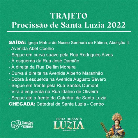 Missas E Procissão Marcam Encerramento Da Festa De Santa Luzia 2022