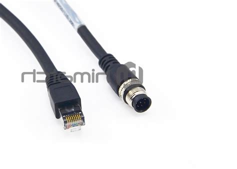 Fieldbus Cable Assembly M12 8 Pin To Rj45 Ethernet Cable With Pur Jackets Industrial