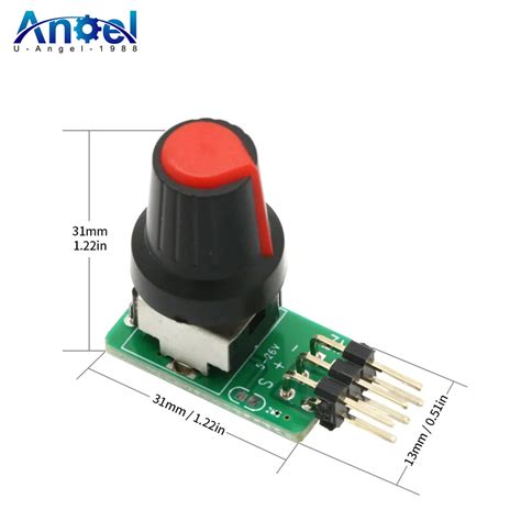 ☽3 8v mini servo tester esc testing tools diy brushless fan motor