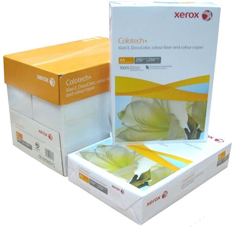 Бумага для полноцветной лазерной печати Xerox Colotech Plus А4 250 г/м2 ...