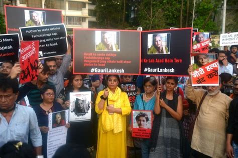 Gauri Lankesh Killing Protest March Photosimagesgallery 73401