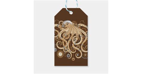 Octopus Steampunk Surreal Retro Style Machine T Tags Zazzle