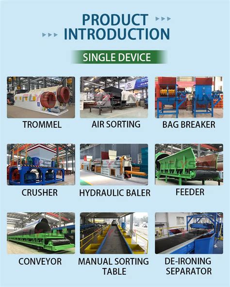 Automatic Garbage Separator Urban Construction Waste Sorting Line Buy
