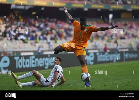 Serge Aurier Of Ivory Coast During Egypt Versus Ivory Coast African