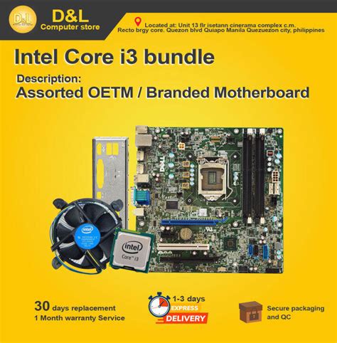 Gaming Bundle Package Intel I3 1st 8th Gen Assorted Oetm Branded Motherboard [refurbished