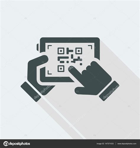 Scanning Qr Code With Tablet Stock Vector Image By MyVector 147371033