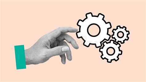 Process Improvement Business Process And Workflow Automation With Flowchart Stock Image Image