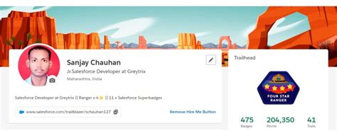 Sanjay Chauhan On Linkedin Salesforce Trailhead Trailheadgo