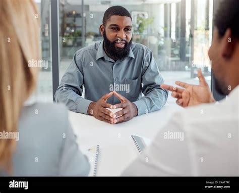 Hiring Recruitment And Job Interview Businessman With Human Resources Manager For Salary