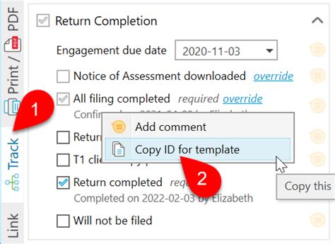 Workflow IDs Templates TaxCycle