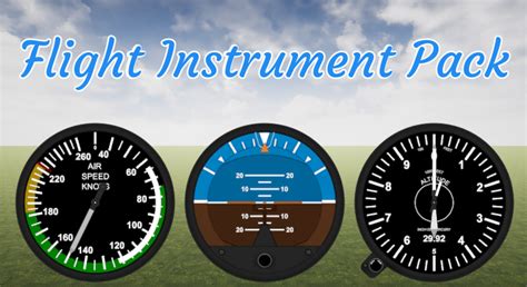 flight instrument pack in 2d assets ue marketplace