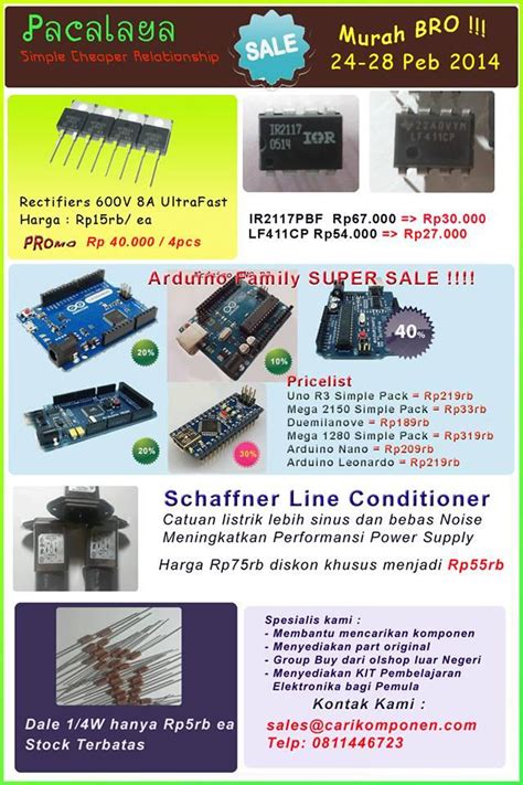 Jual Pacalaya Electronic Jual Komponen Elektronika Kirim Se Indonesia Kaskus