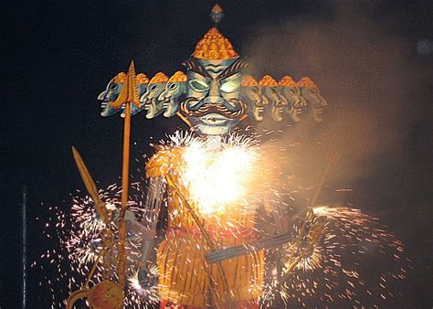 Ravana Ten Headed And Multi Armed Demon King Of Lanka And Chief