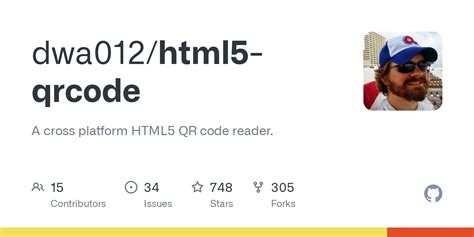 Github Dwa012html5 Qrcode A Cross Platform Html5 Qr Code Reader
