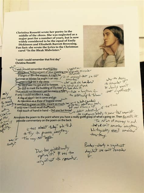 Dont Hate Annotate How To Really Annotate A Poem David Rickert