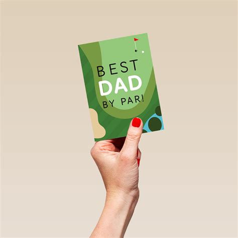 Personalised And Editable Golf Fathers Day Card Hallmark Uk