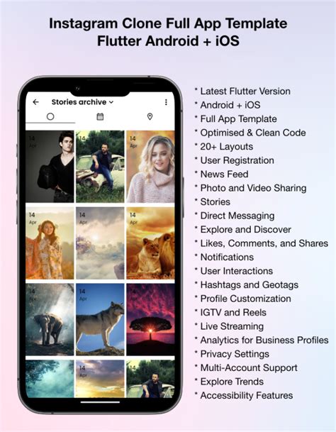 Instagram Clone Full App Template Flutter Android Ios Initappz