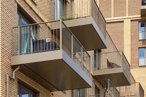 Balcony Soffit Cladding At Catford Green London Dales Fabrications