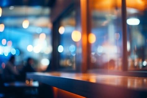 Premium Photo Abstract Blur And Defocused Night Bar And Restaurant