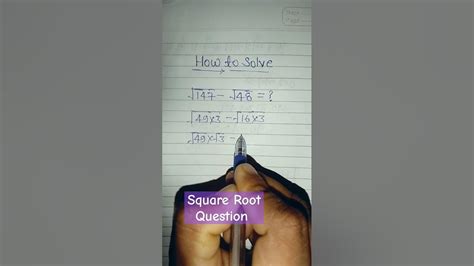 How To Find Squareroot Maths Shorts Youtubeshorts Viraltrending