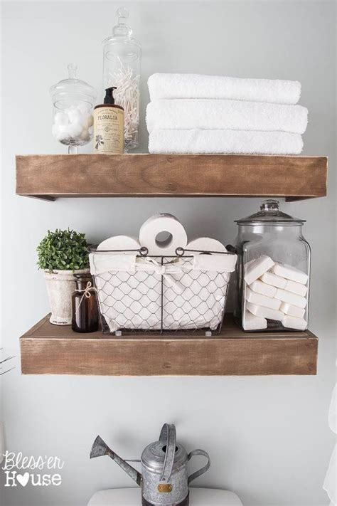 Modern Farmhouse Bathroom Shelf Decor Semis Online