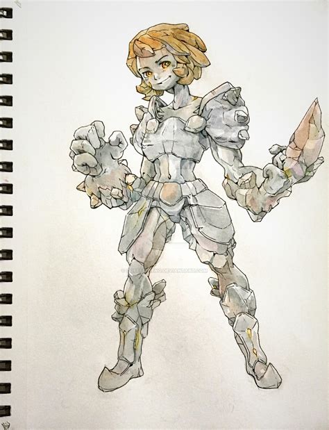 Commission 2 Barbarian Golem Girl By Coffee2reno On Deviantart