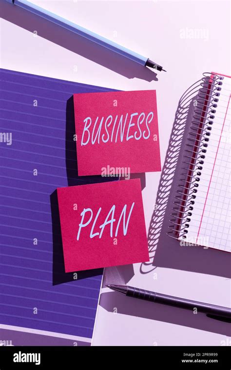 Conceptual Display Business Plan Word Written On Structural Strategy Goals And Objectives