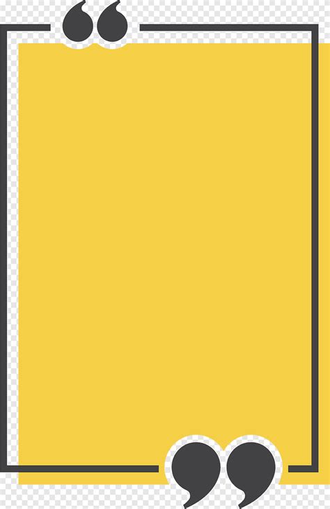 Congee Text Box Quotation Icon Yellow Rectangle Title Box Yellow And