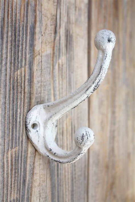 Cast Iron Double Coat Hook Classic Wall Hook Etsy