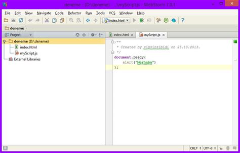 JavaScript e Giriş ve JavaScript Editörleri