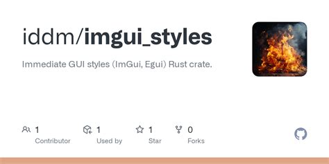 Github Iddmimguistyles Immediate Gui Styles Imgui Egui Rust Crate