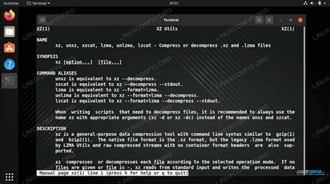 Panduan Pemula Untuk Kompresi Dengan Xz Di Linux Ilinuxgeek