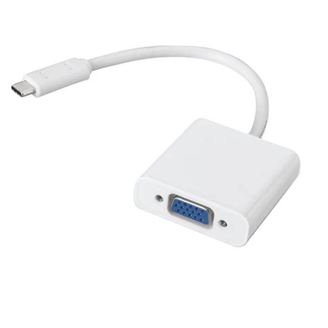Micro Connectors Inc USB Type C To VGA Adapter USB VGA The Home Depot