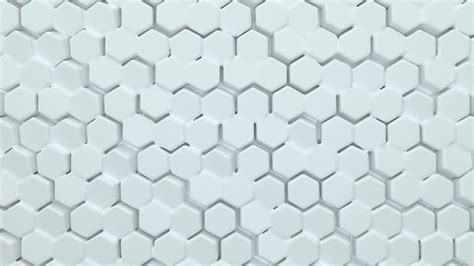 추상 육각형 배경 많은 수의 흰색 육각형 3d 벽 텍스처 육각형 블록 클러스터 셀룰러 패널 기하학적 다각형 3d 렌더링 3차원 형태에 대한 스톡 사진 및 기타 이미지