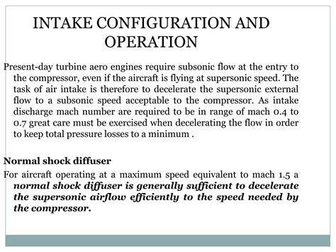 Turbine Engine Intake Ppt