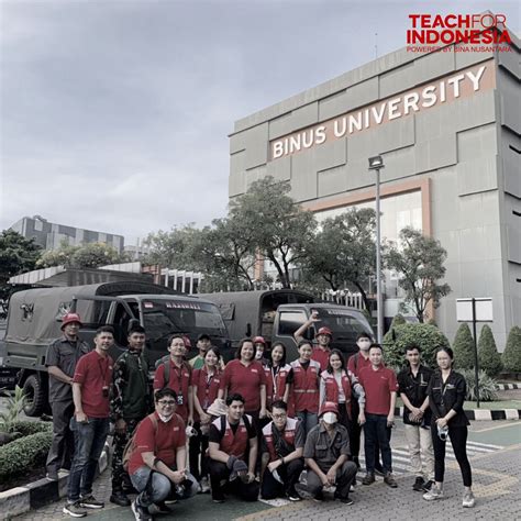 BINUS Peduli Bencana Gempa Cianjur Tahap Teach For Indonesia